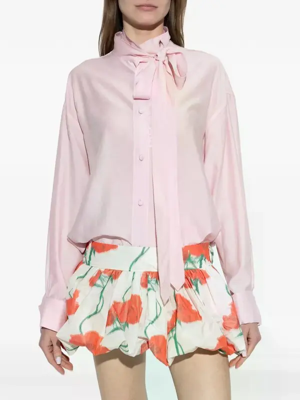 Kenzo Tie-neck Shirt - Pink