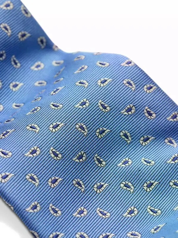 Polo Ralph Lauren Printed Silk Neck Tie - Blue