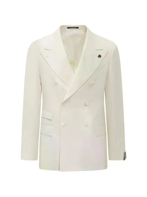 GABRIELE PASINI Double-breasted Flap Jacket - Neutrals