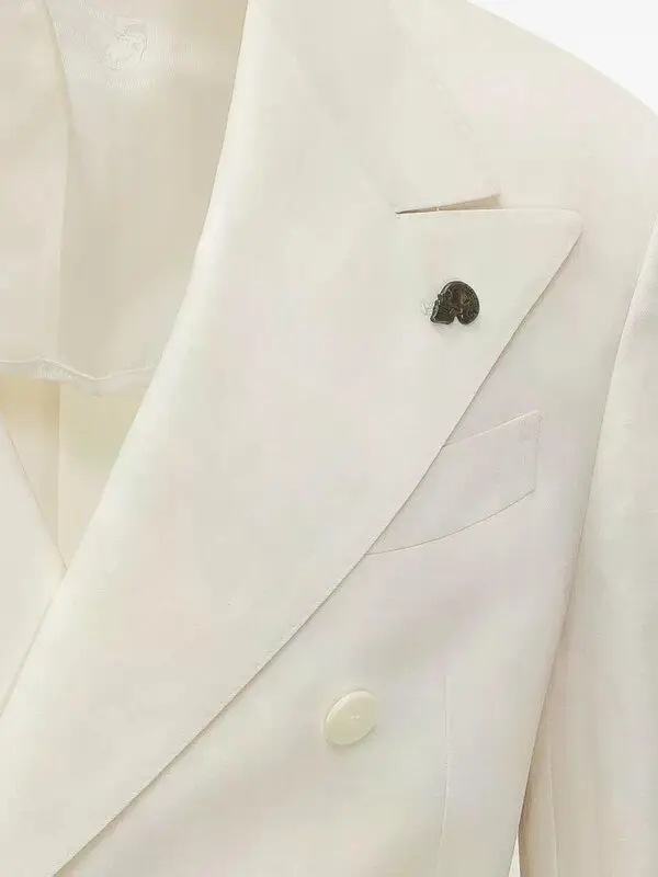 GABRIELE PASINI Double-breasted Flap Jacket - Neutrals
