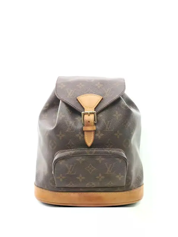 LOUIS VUITTON 1999 Montsouris Mm Leather Backpack