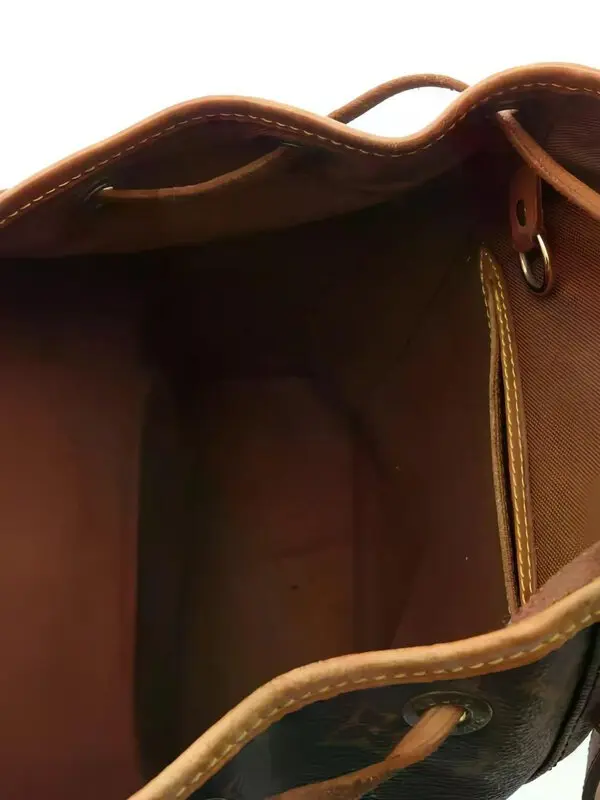 LOUIS VUITTON 1999 Montsouris Mm Leather Backpack