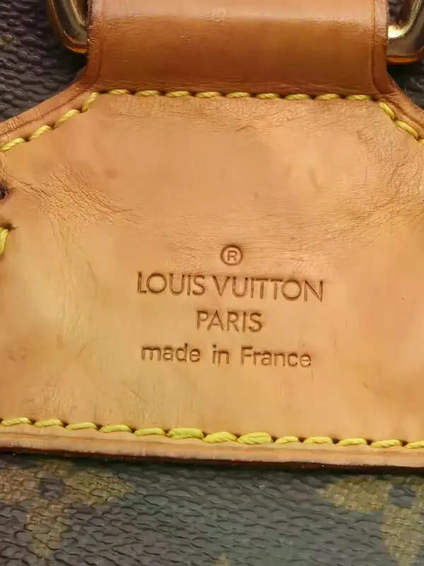 LOUIS VUITTON 1999 Montsouris Mm Leather Backpack