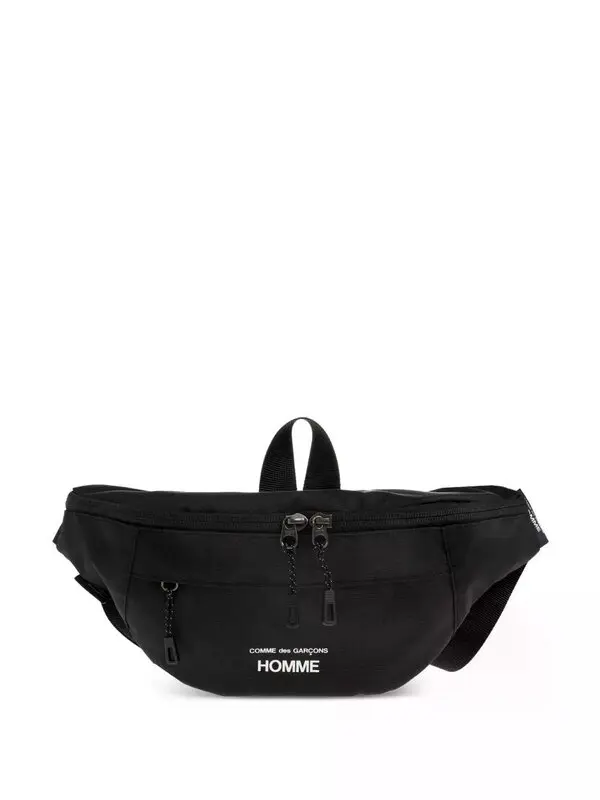 Comme Des Garçons Zip Top Tote Bag - Black