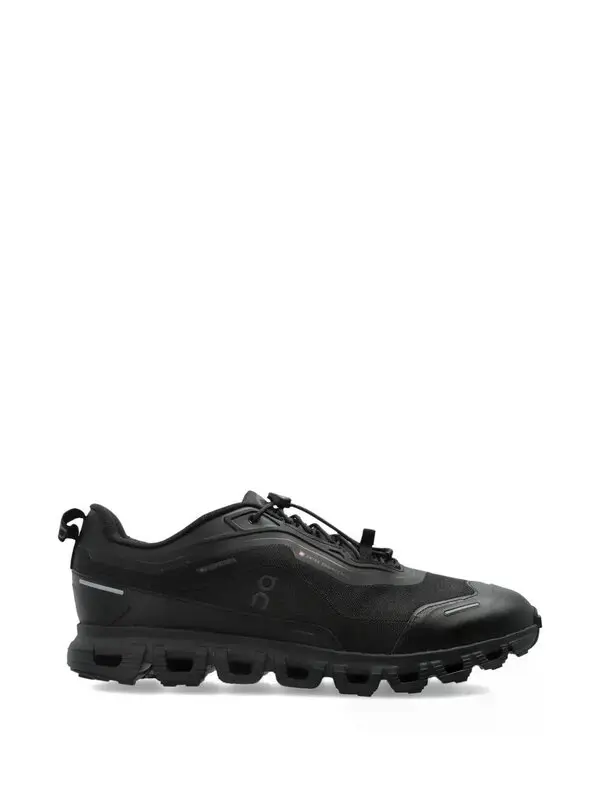 On Waterproof Lace-up Sneakers - Black