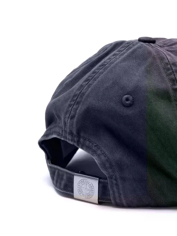 Stone Island Logo-embroidered Baseball Cap - Blue