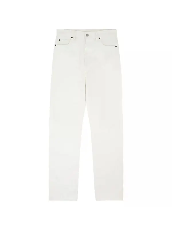 MAISON MARGIELA Cotton Straight-leg Jeans - White