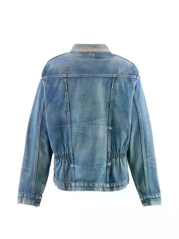 SAINT MXXXXXX Elasticated Denim Jacket