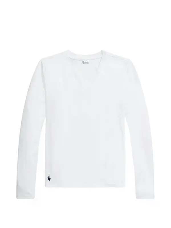 Polo Ralph Lauren Long-sleeve V-neck T-shirt - Neutrals