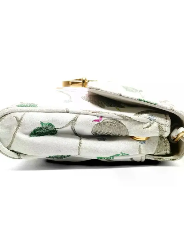 Prada Brocade Floral-pattern Shoulder Bag