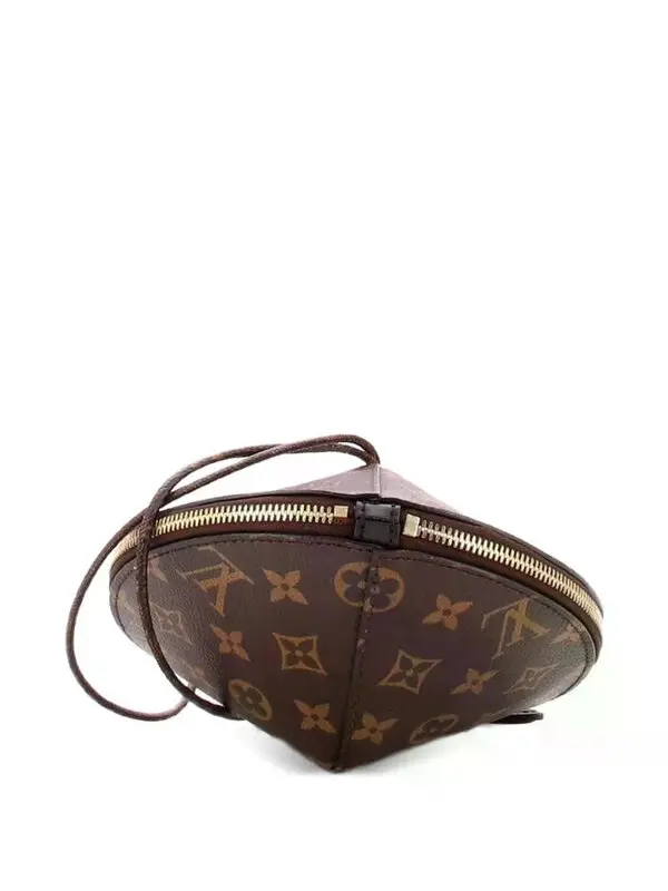 LOUIS VUITTON Toupie Handbag Monogram Canvas - Brown