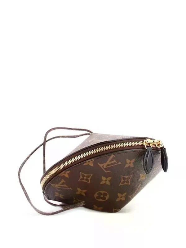 LOUIS VUITTON Toupie Handbag Monogram Canvas - Brown