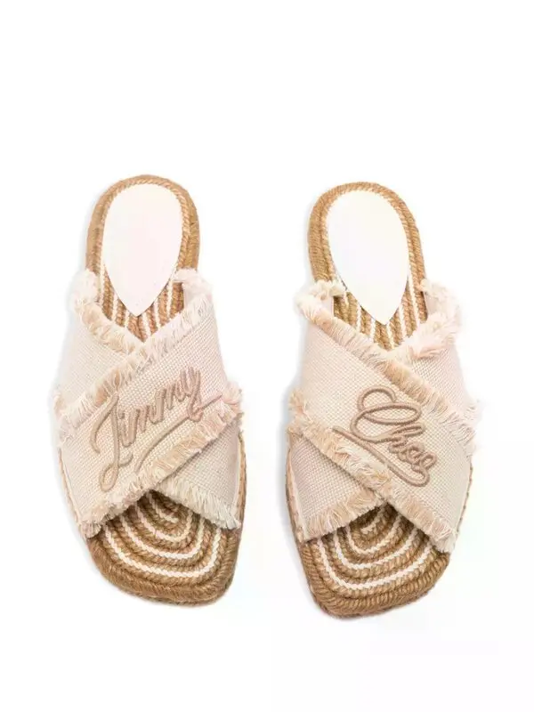 JIMMY CHOO Square Toe Sandals