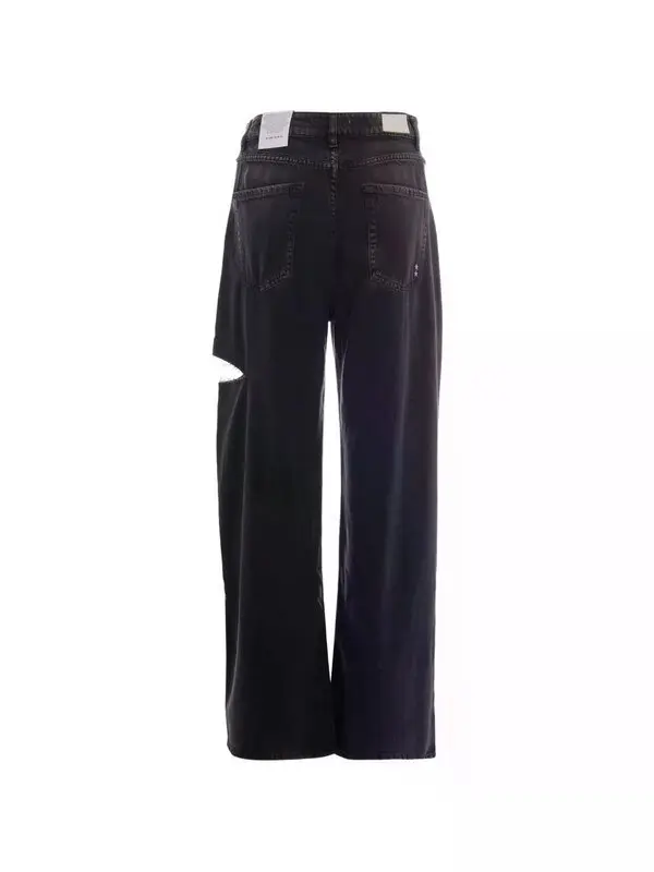 ICON DENIM LOS ANGELES Cut-out Detail Jeans