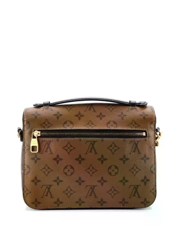 LOUIS VUITTON Pochette Metis Reverse Monogram Canvas Crossbody Bag - Brown