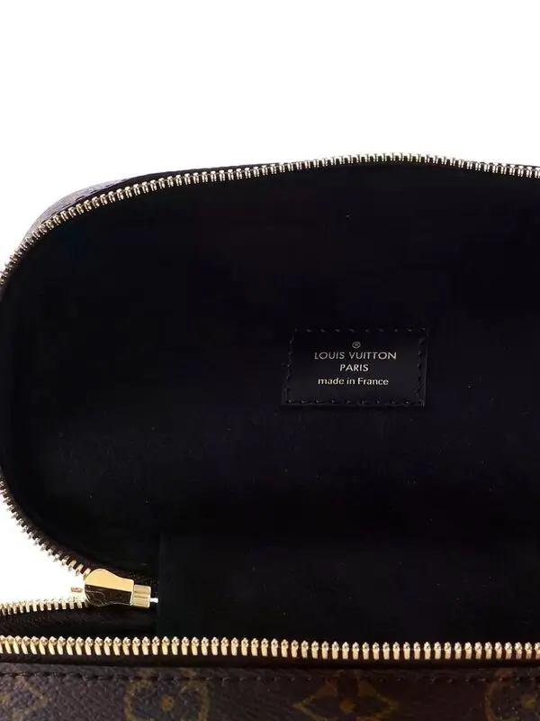 LOUIS VUITTON Vanity Handbag Reverse Monogram Canvas Pm Satchel - Brown