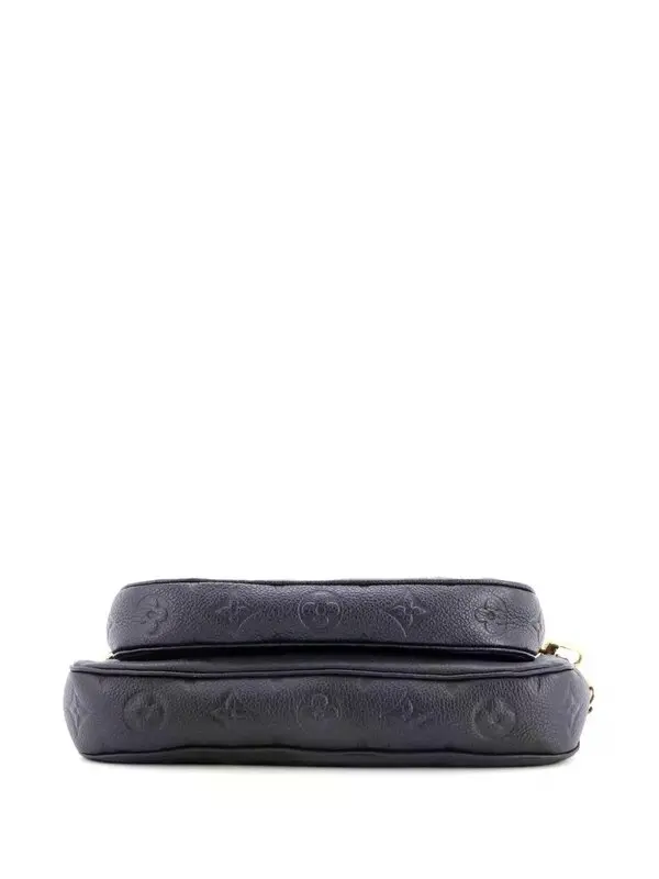 LOUIS VUITTON Multi Pochette Accessoires Monogram Empreinte Giant Crossbody Bag - Black