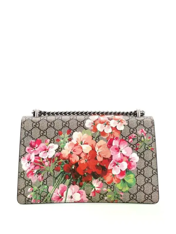 Gucci Dionysus Blooms Print Gg Coated Canvas Small Shoulder Bag - Brown