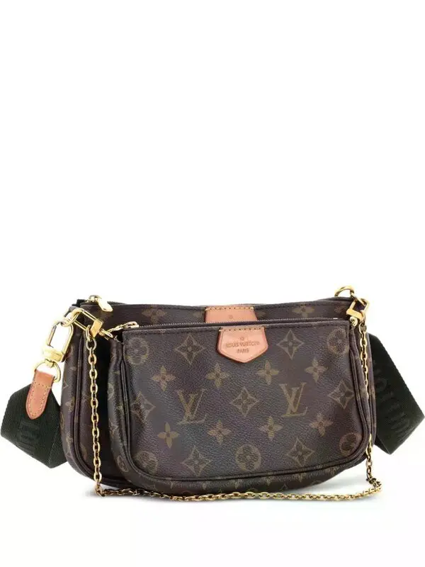 LOUIS VUITTON Multi Pochette Accessoires Monogram Canvas Crossbody Bag - Brown