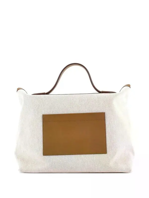 Hermès 24/24 Canvas And Swift 35 Satchel
