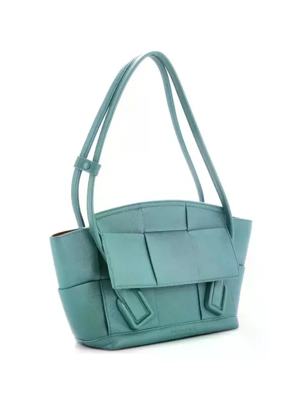 Bottega Veneta Arco Bag Maxi Intrecciato Leather Shoulder Bag
