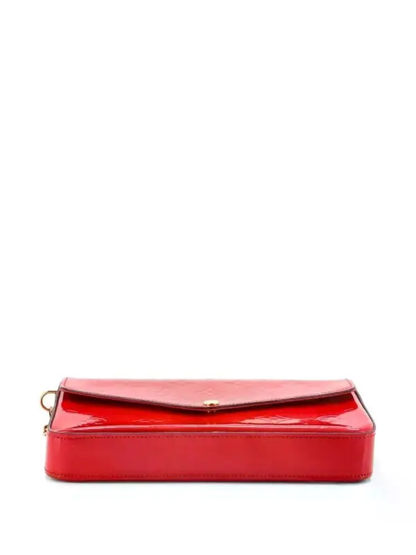 LOUIS VUITTON Monogram Vernis Felicie Pochette - Red