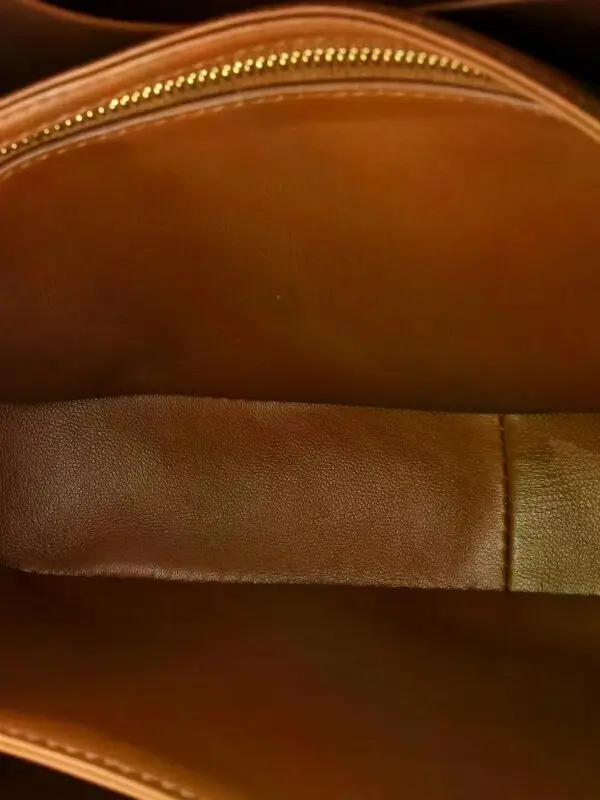 Celine Triomphe Coated Canvas Medium Shoulder Bag - Brown