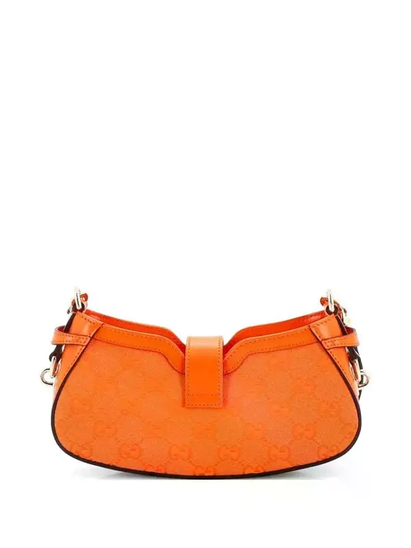Gucci Gg Canvas Mini Shoulder Bag - Orange