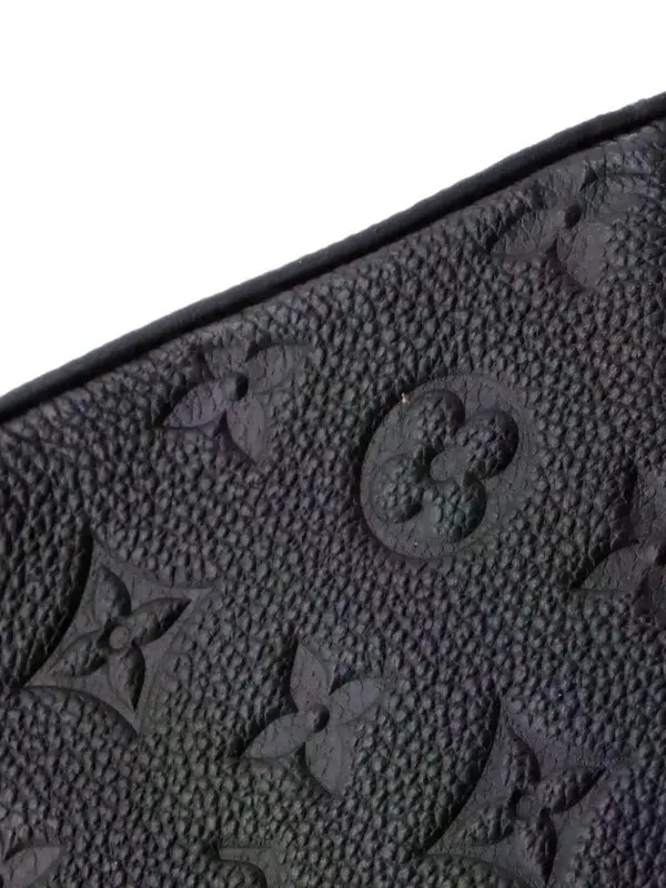 LOUIS VUITTON Felicie Pochette Monogram Empreinte Leather Crossbody Bag - Black