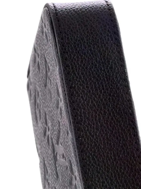 LOUIS VUITTON Felicie Pochette Monogram Empreinte Leather Crossbody Bag - Black
