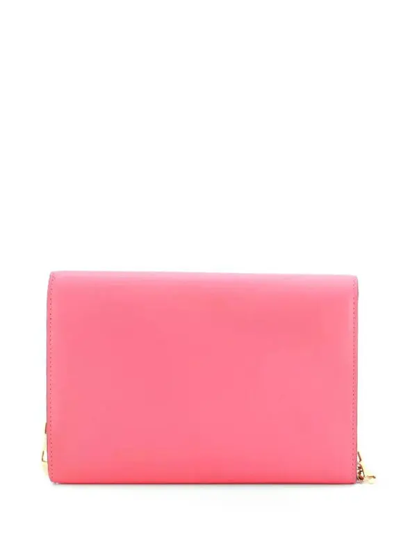 LOUIS VUITTON Chain Louise Leather Gm Clutch Bag - Red