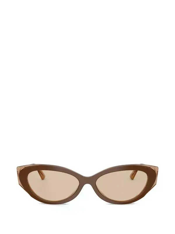 JIMMY CHOO Cat-eye Sunglasses - Brown