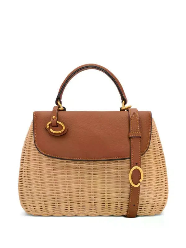 Oscar De La Renta Poppy Tote Bag - Neutrals