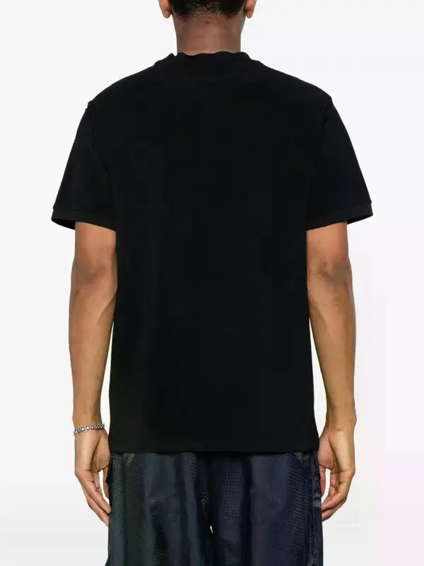 Balmain Logo-embroidered T-shirt - Black