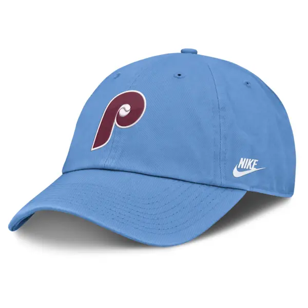Nike Philadelphia Phillies '80s Cooperstown Club Mlb Unstructured Adjustable Hat - Blue