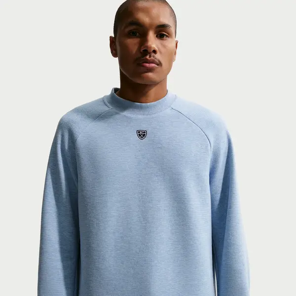 Nike Par Therma-fit Golf Crew-neck Top - Blue