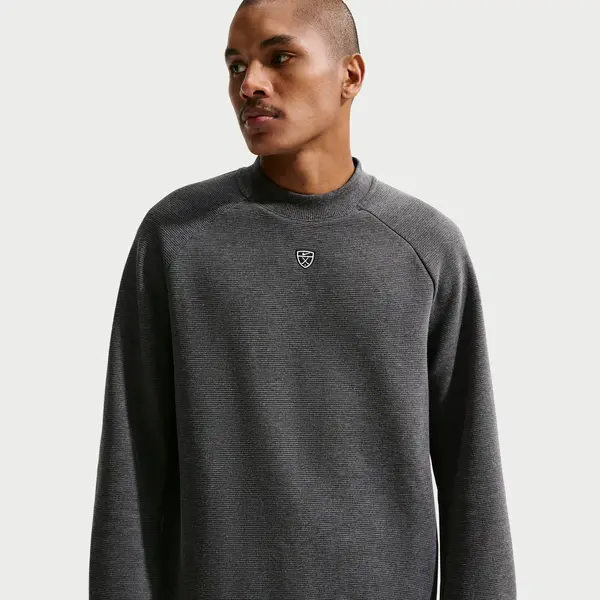 Nike Par Therma-fit Golf Crew-neck Top - Black