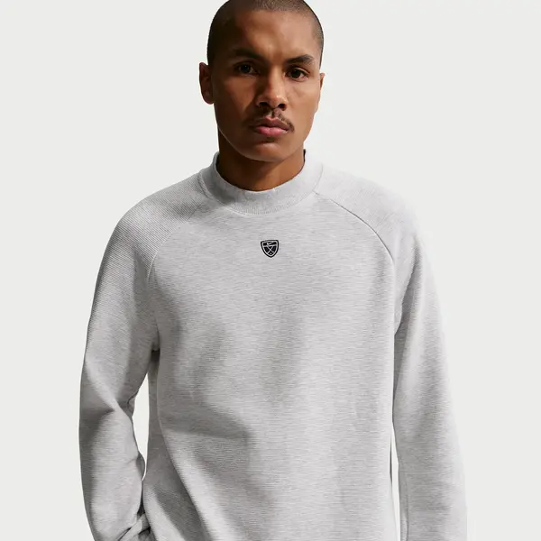 Nike Par Therma-fit Golf Crew-neck Top - Grey