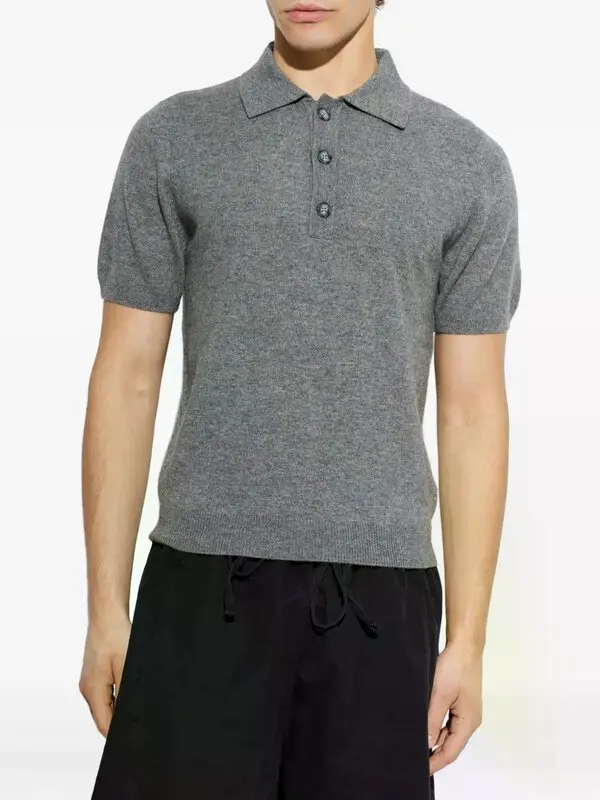 ENTIRE STUDIOS Short-sleeved Polo Shirt - Grey
