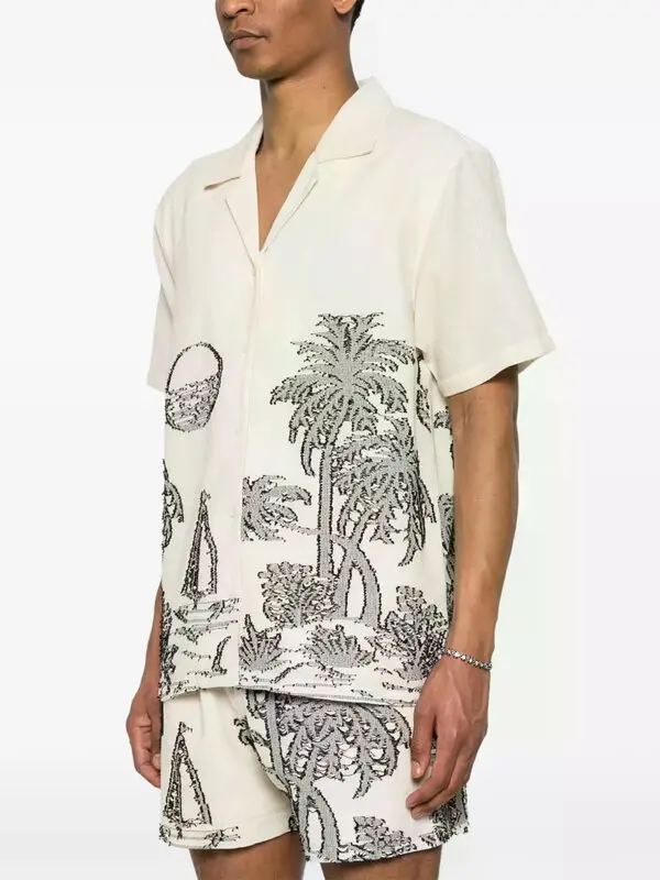 Maison Labiche Tree-embroidered Shirt