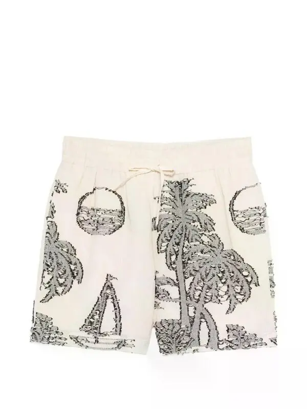 Maison Labiche Tree-embroidered Shorts