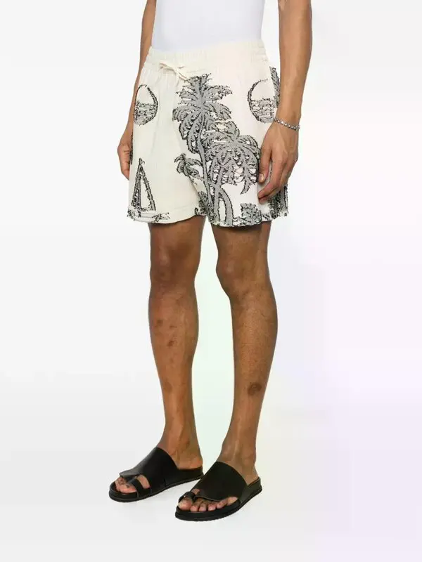 Maison Labiche Tree-embroidered Shorts