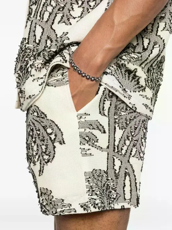 Maison Labiche Tree-embroidered Shorts
