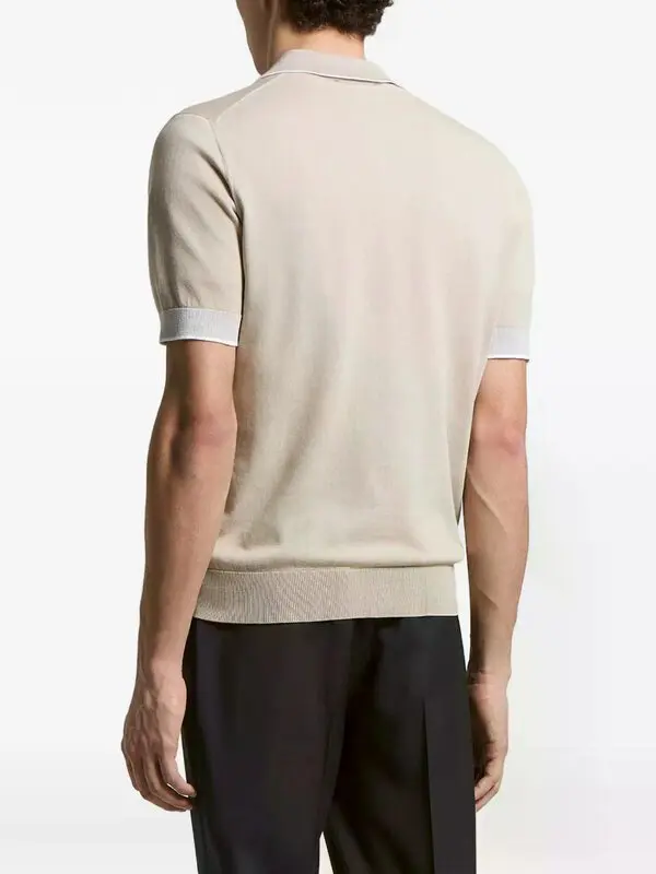 Peserico Zip Short-sleeve Polo