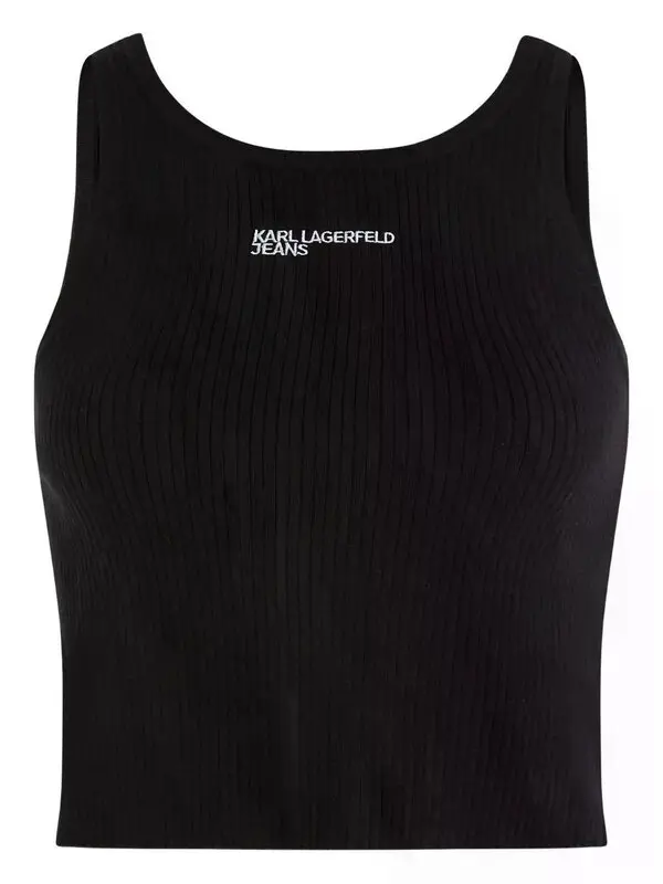 Karl Lagerfeld Ribbed Tank Top