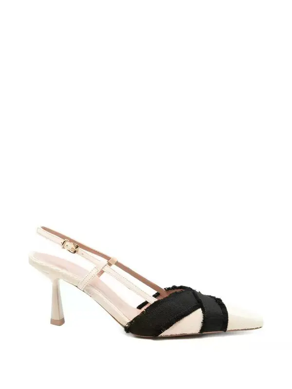 Roberto Festa Leonia Fringed Pumps - Neutrals