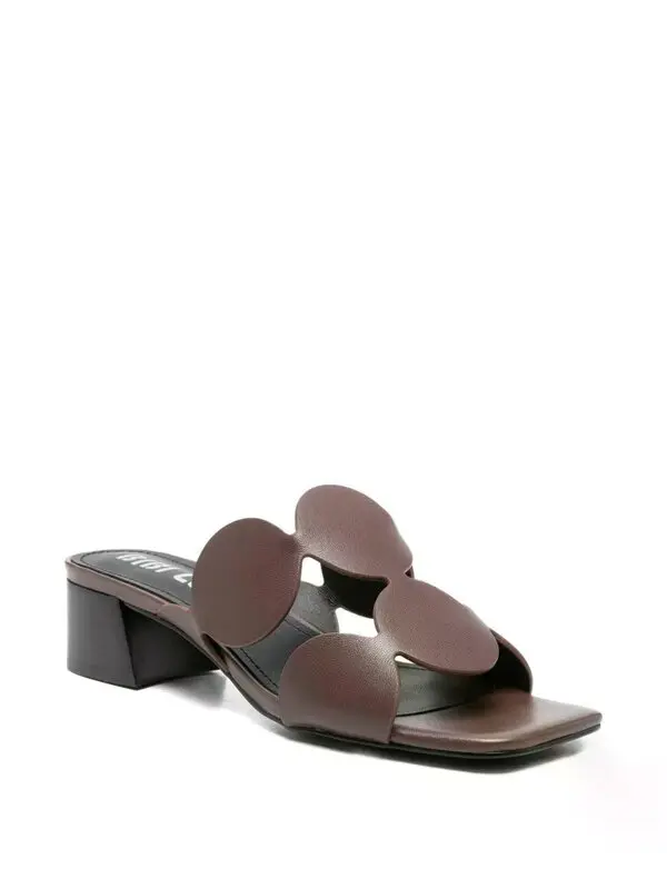 BIBI LOU Cut-out Mules - Brown