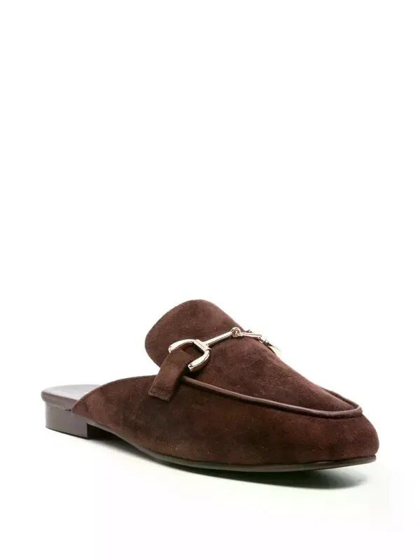 BIBI LOU Suede Mules - Brown