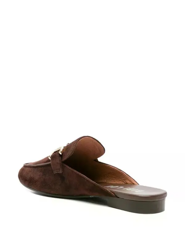 BIBI LOU Suede Mules - Brown