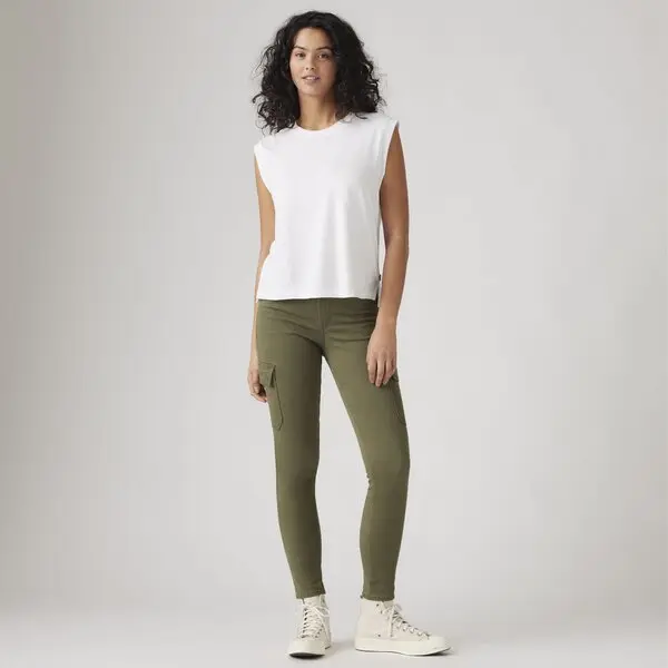 LEVI'S 721 High-rise Skinny Cargo Jeans - Ivy Green